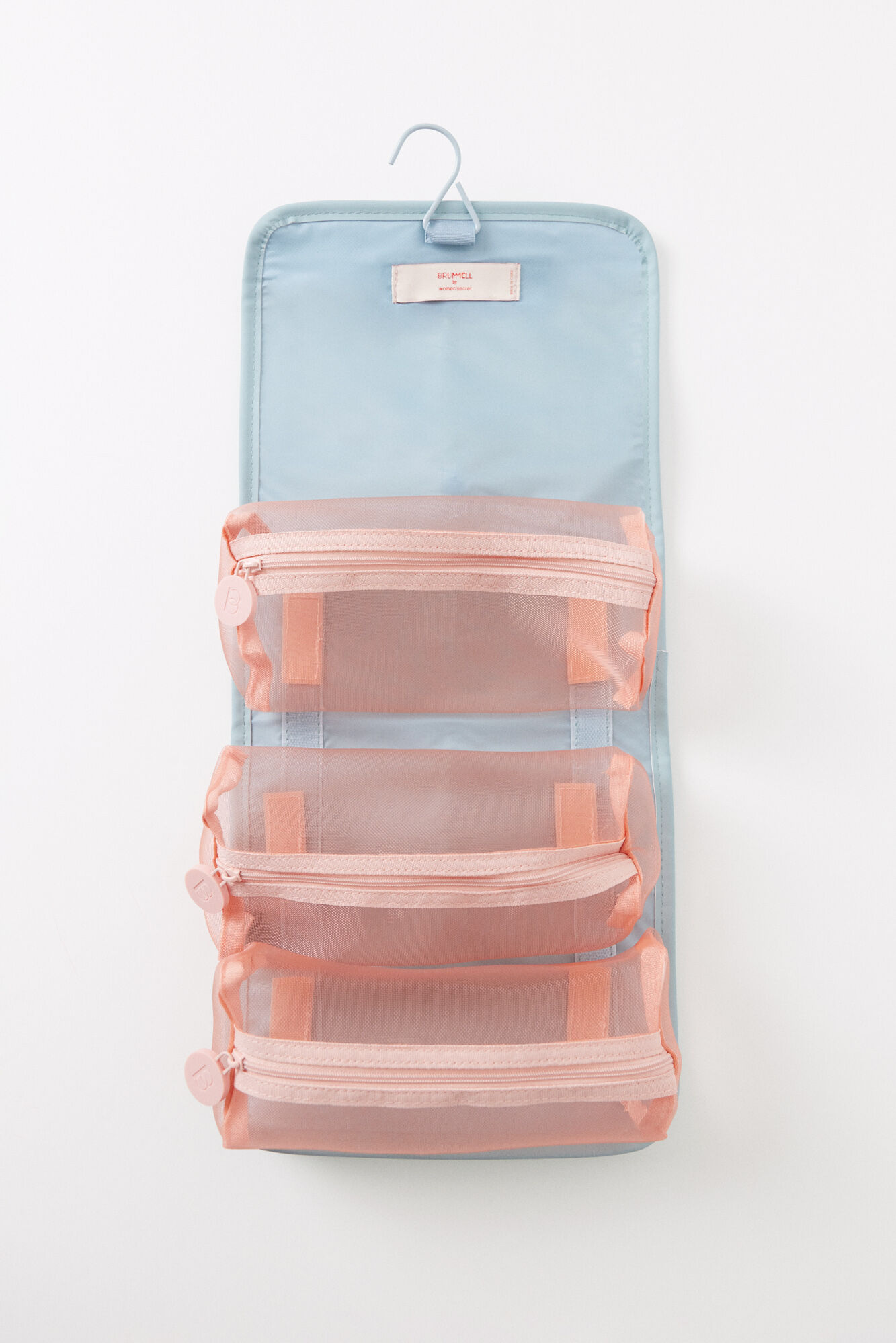 Neceser engomado percha azul Ref RCYO